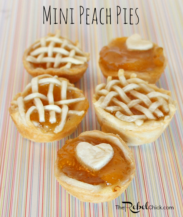 Homemade Mini Peach Pies Recipe - The Rebel Chick