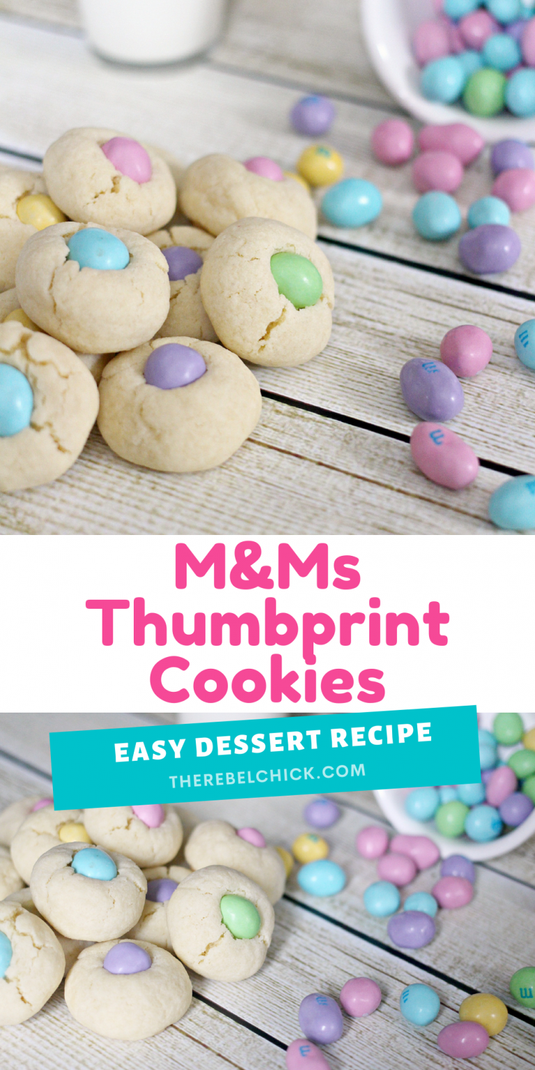 Easter Thumbprint Cookies - The Rebel Chick