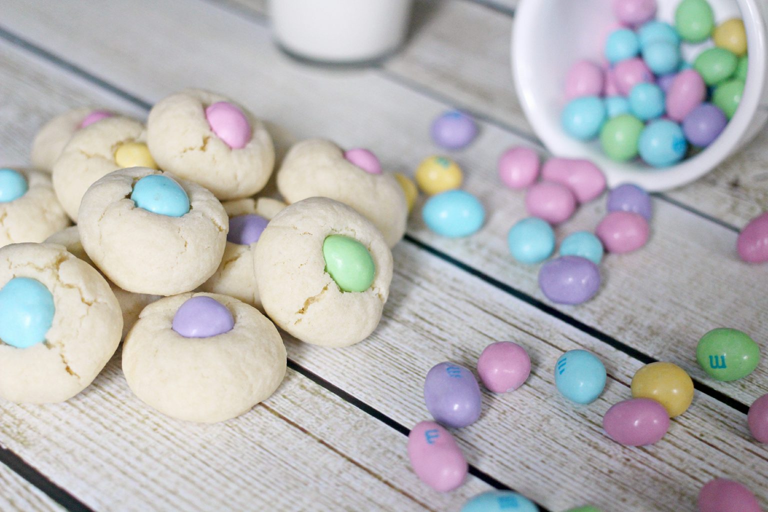 Easter Thumbprint Cookies - The Rebel Chick