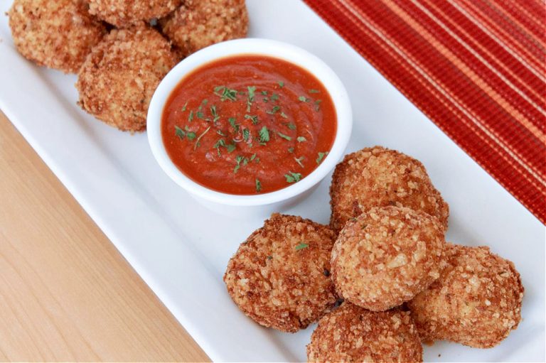 Homemade Arancini Easy Cheesy Rice Balls Recipe - Rebel Chick
