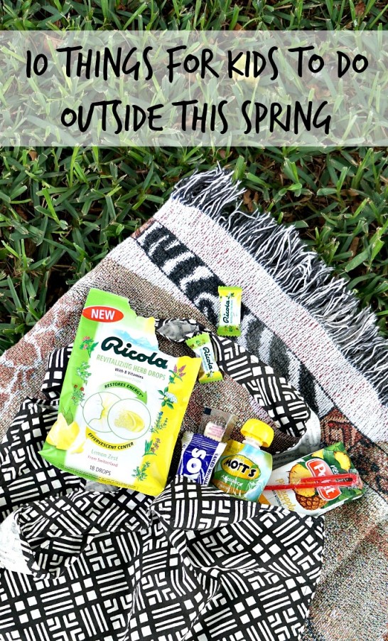 10 Things For Kids to do Outside This Spring #SwissHerbs