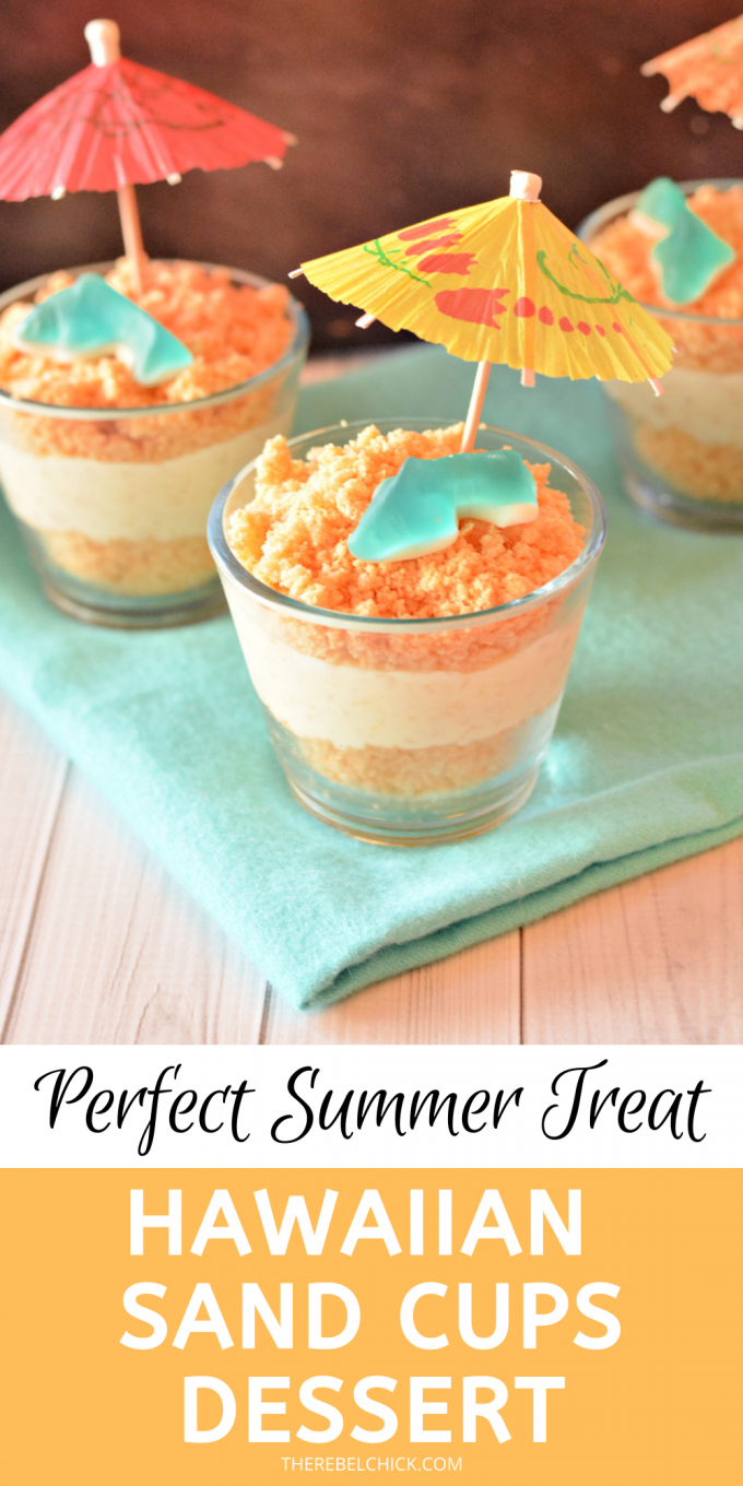 Sand Cups Easy Dessert Recipe | The Rebel Chick