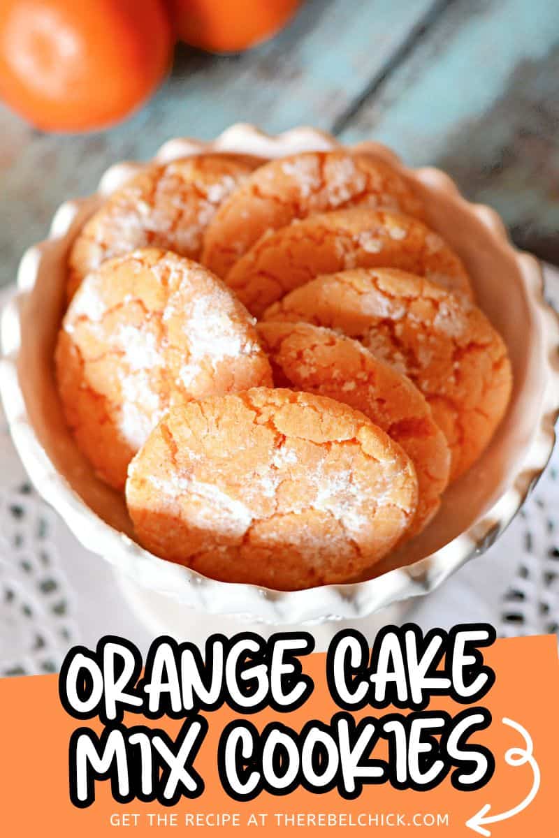 Orange Cake Mix Cookies