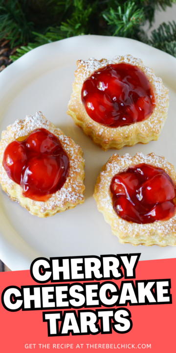 Cherry Cheesecake Tarts - The Rebel Chick
