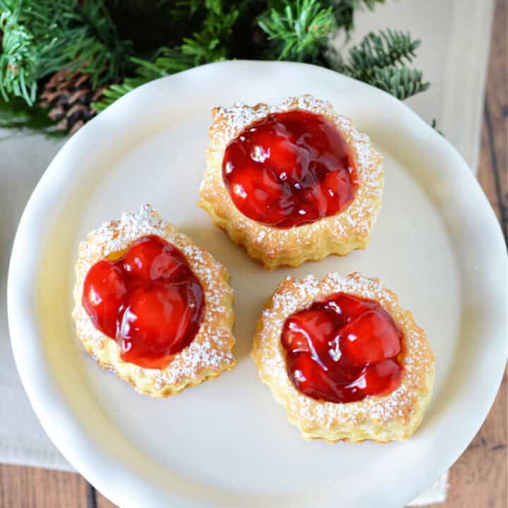 Cherry Cheesecake Tarts - The Rebel Chick