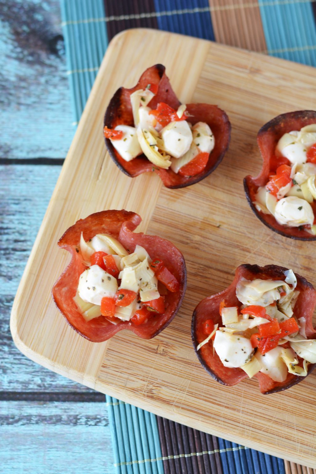 Easy Low Carb Antipasti Appetizer Recipe - The Rebel Chick
