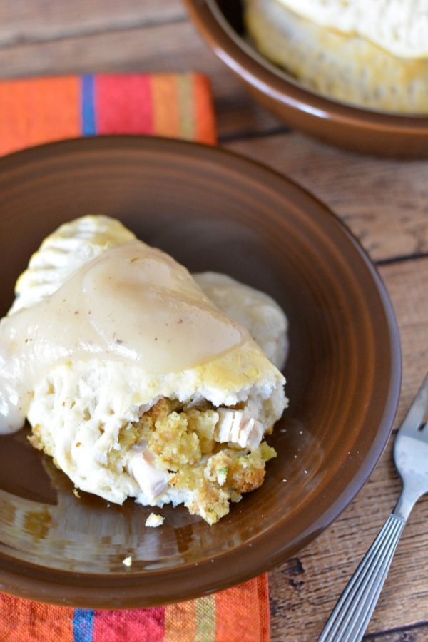 Chicken and Stuffing Pockets Recipe - The Rebel Chick