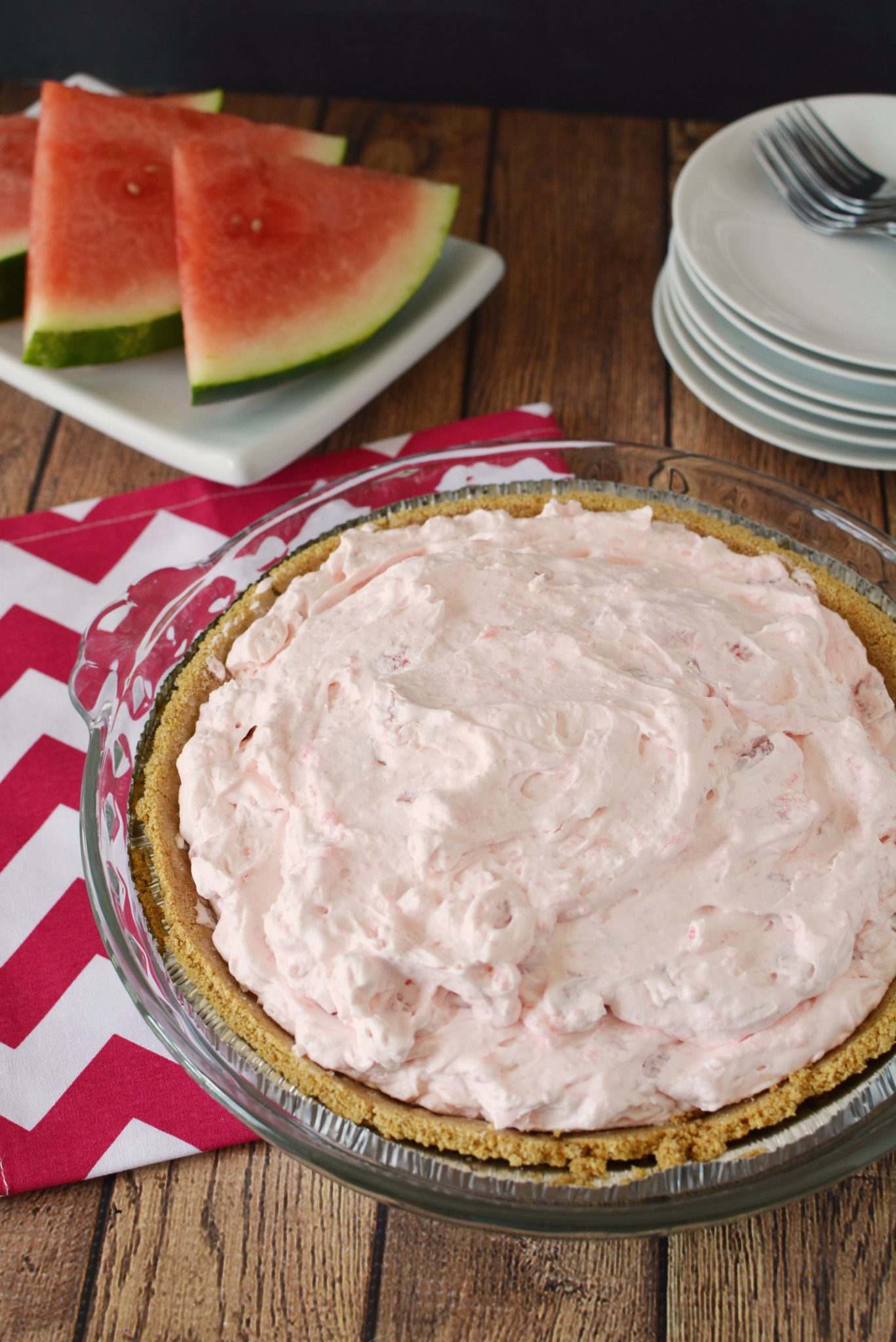 Watermelon Pie Recipe - The Rebel Chick