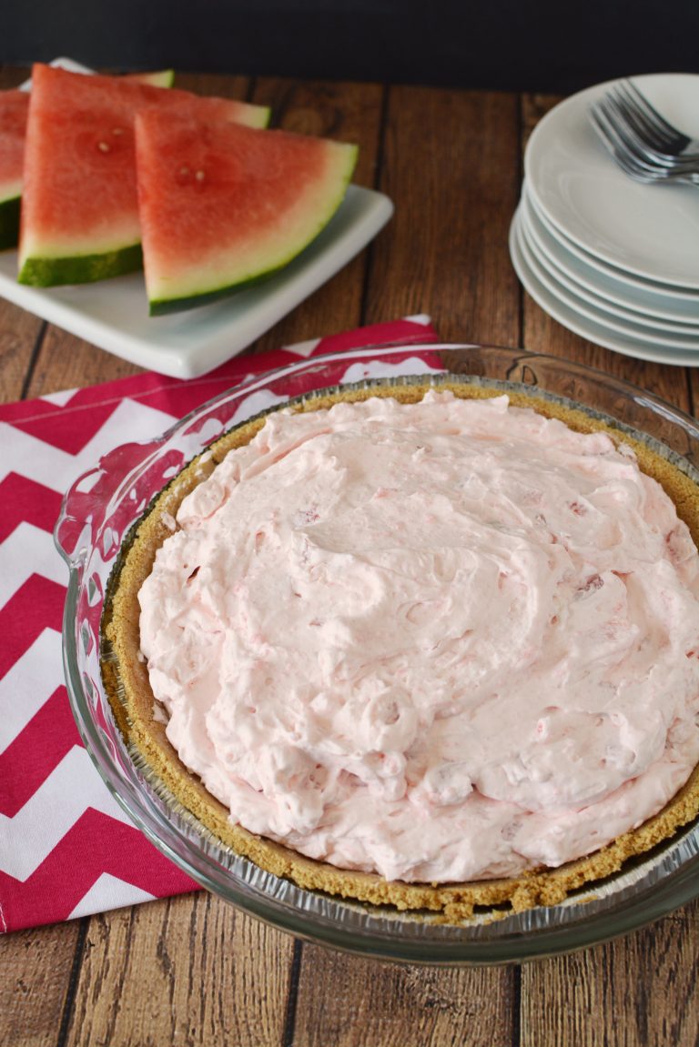 Watermelon Pie Recipe - The Rebel Chick