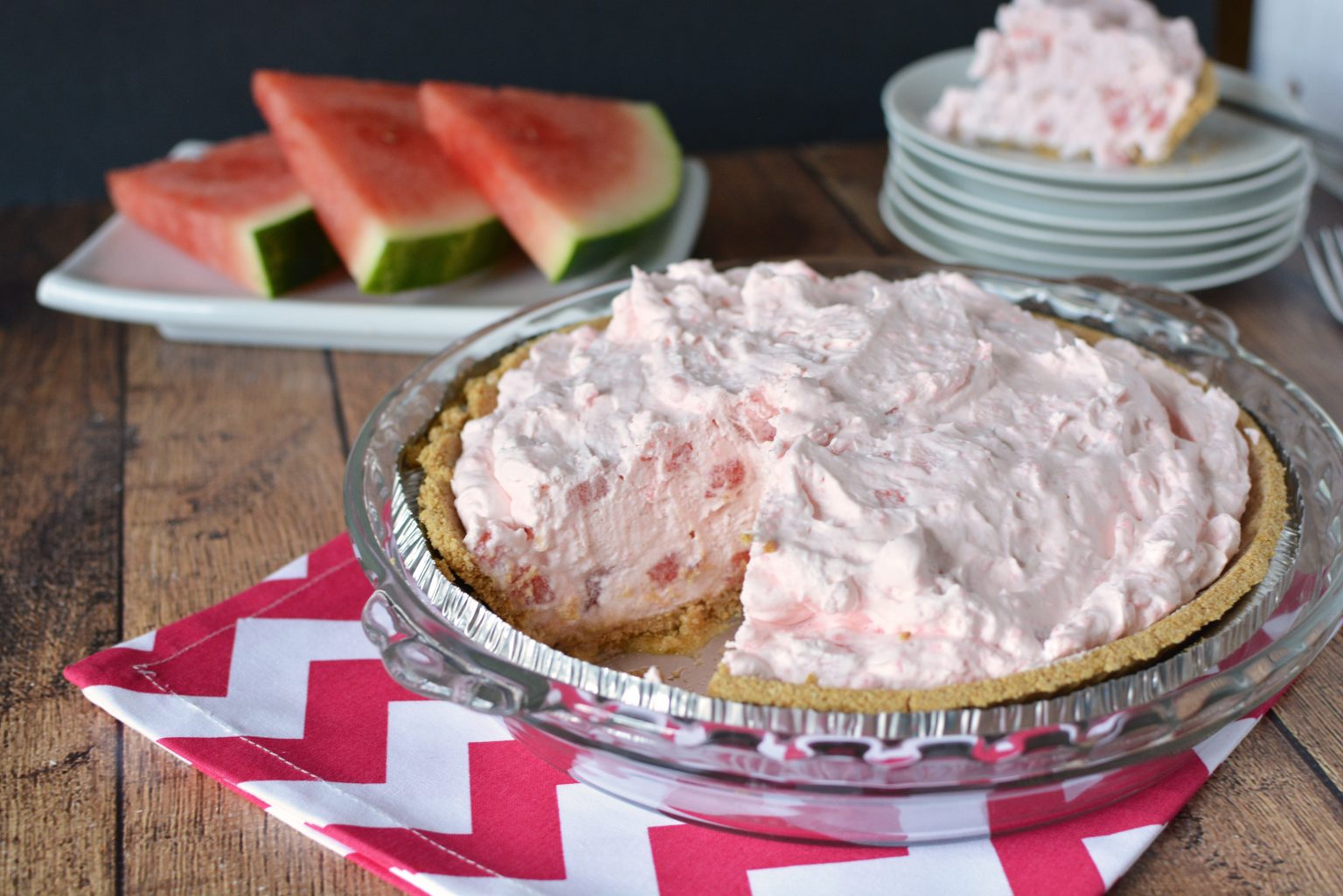Watermelon Pie Recipe - The Rebel Chick