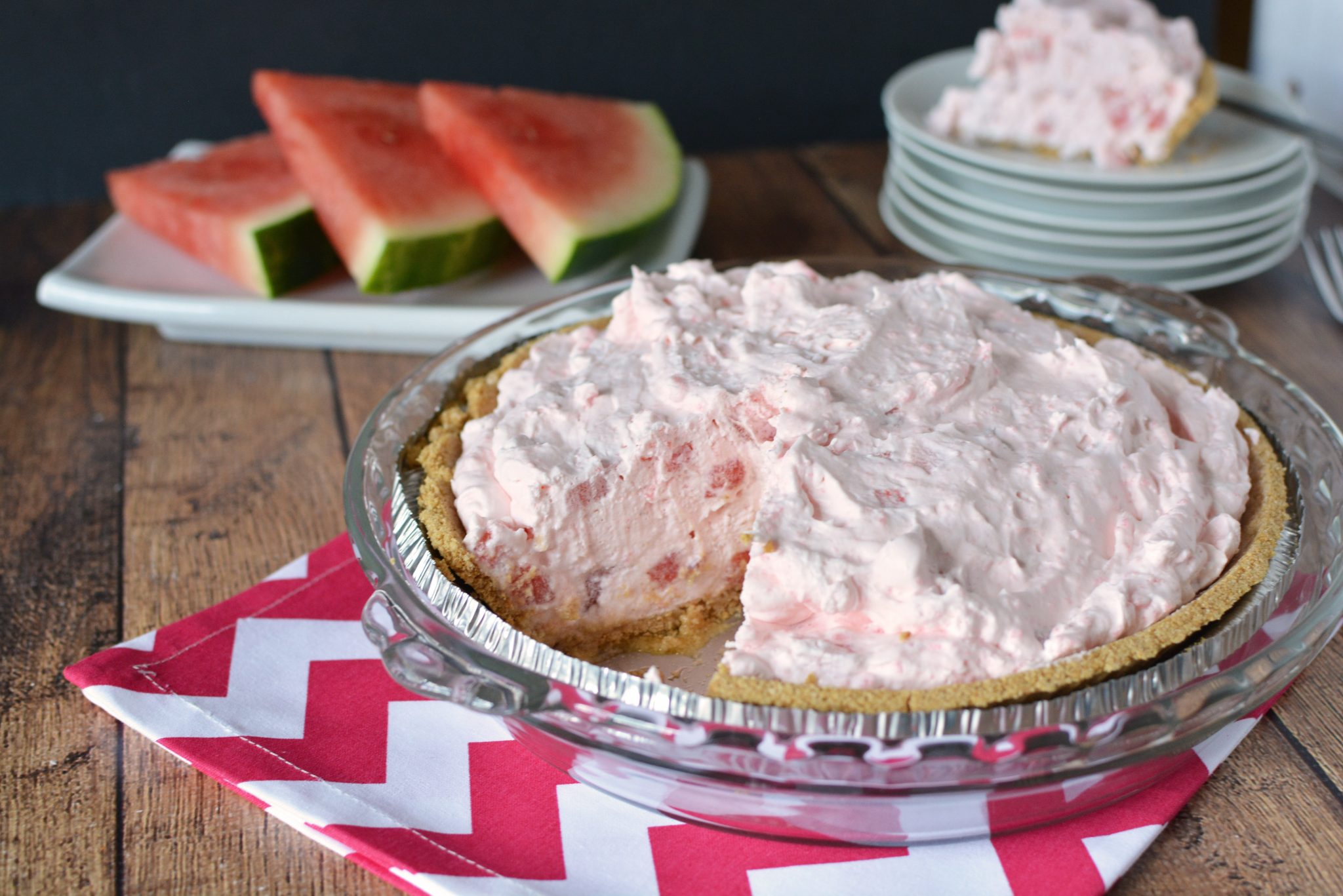 Watermelon Pie Recipe - The Rebel Chick