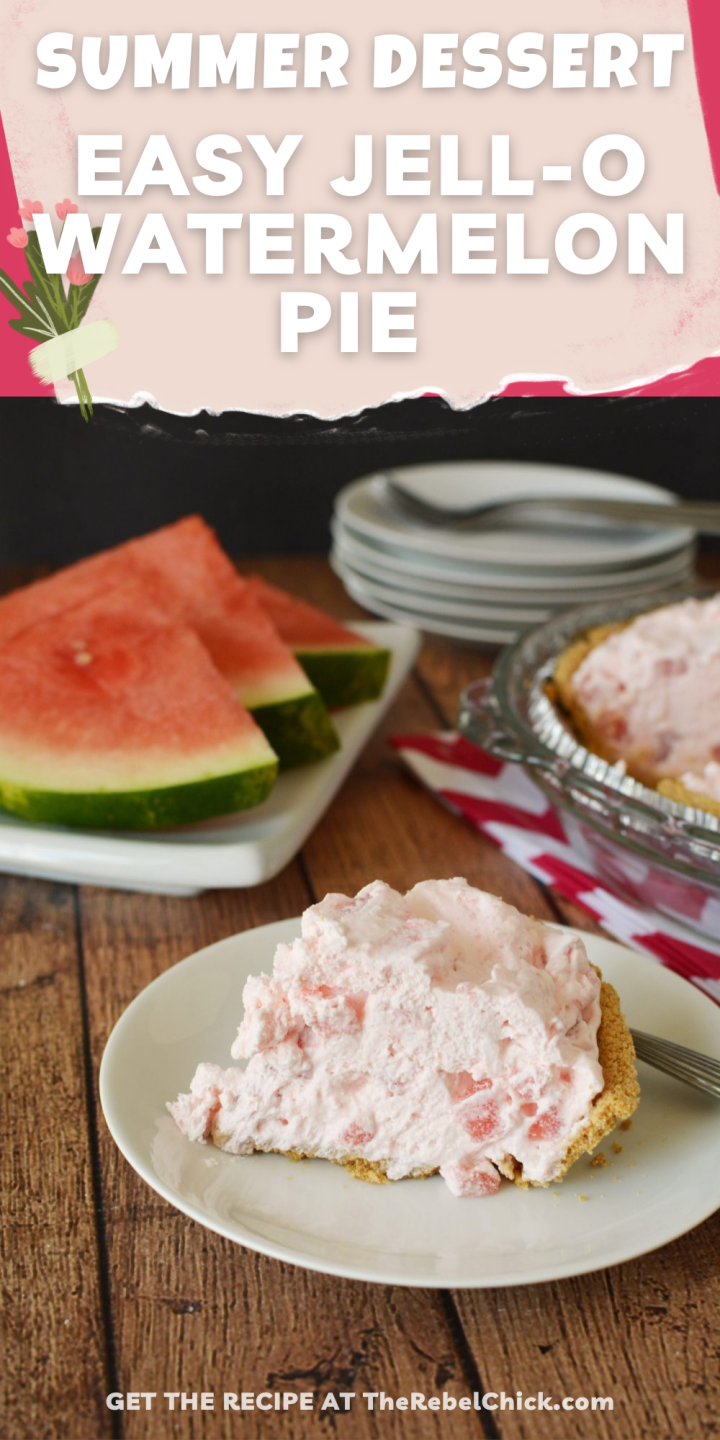 Watermelon Pie Recipe - The Rebel Chick