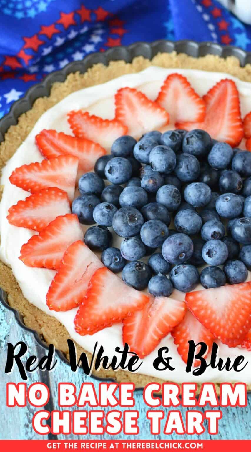 Strawberry Blueberry Tart - The Rebel Chick