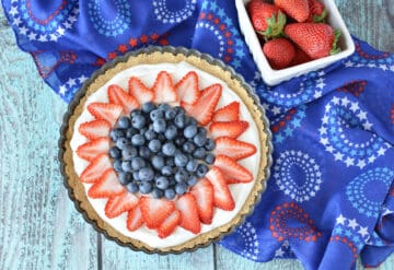 Strawberry Blueberry Tart - The Rebel Chick