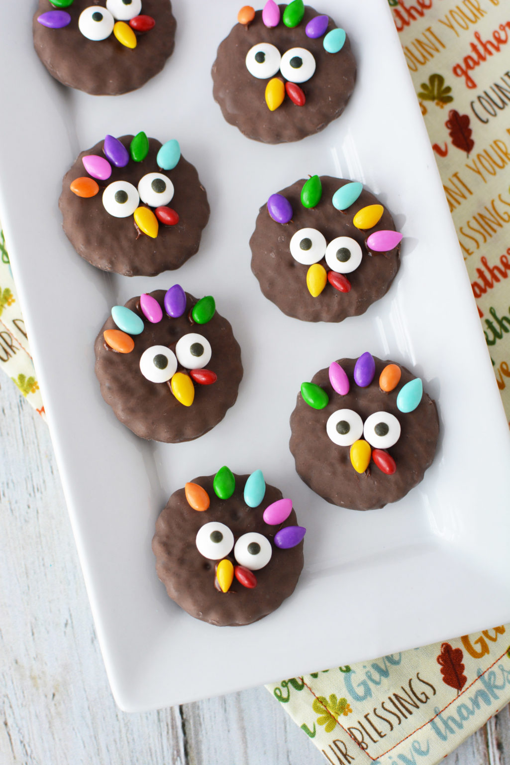 No Bake Thanksgiving Turkey Cookies Recipe - The Rebel Chick