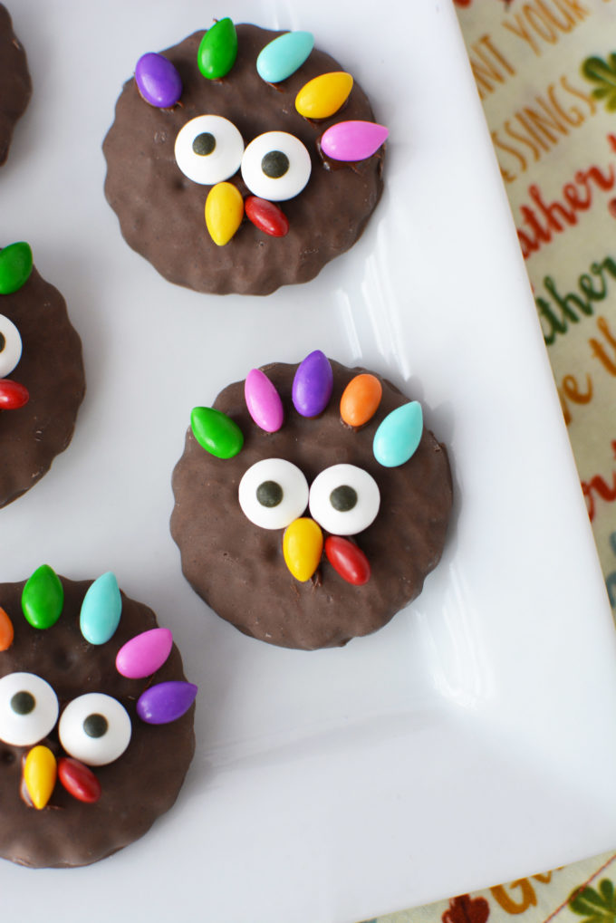 No Bake Thanksgiving Turkey Cookies Recipe - The Rebel Chick