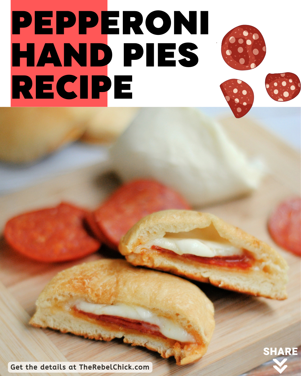 Pepperoni Hand Pies - The Rebel Chick