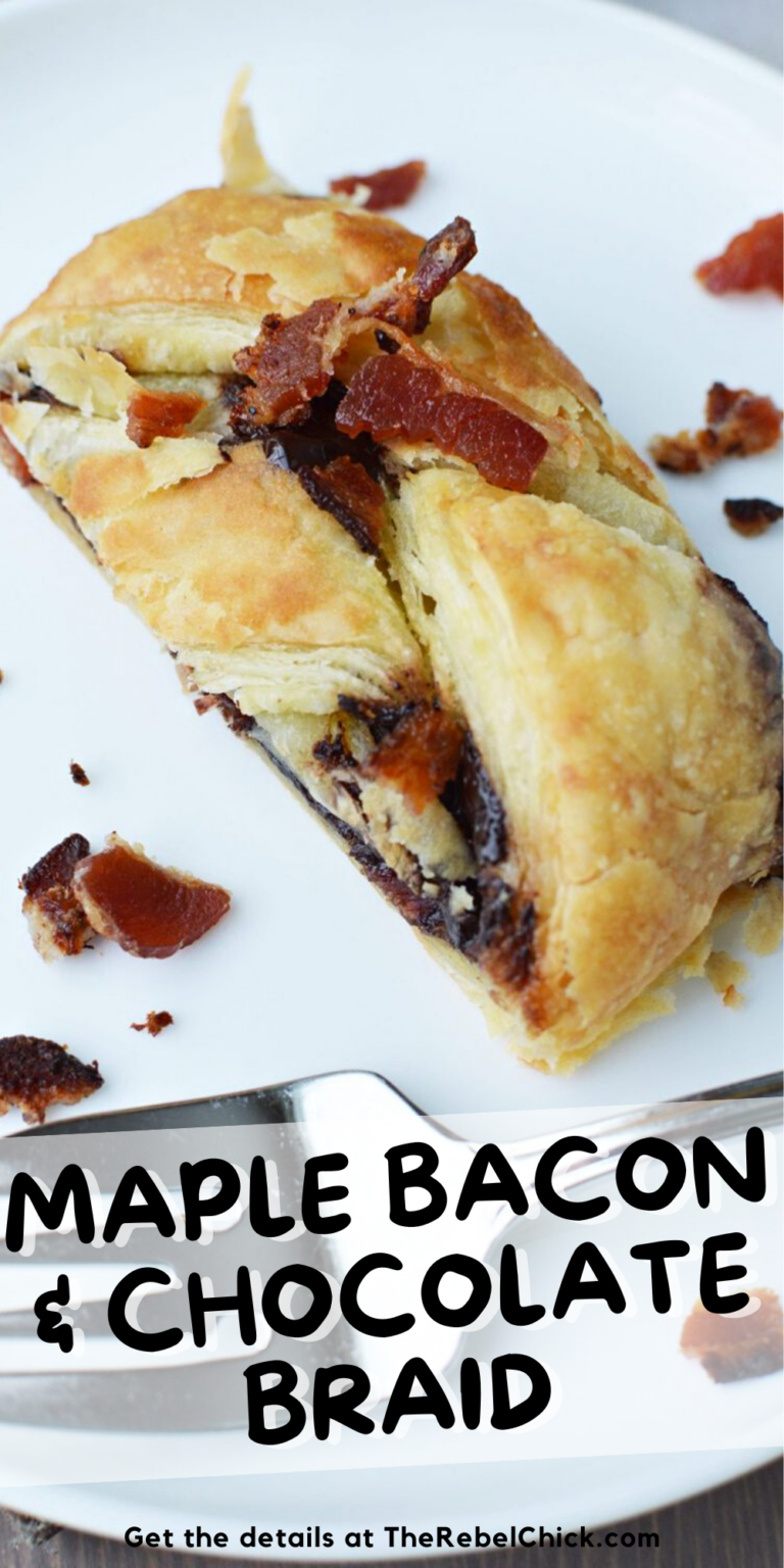 Maple Bacon and Chocolate Braid - The Rebel Chick