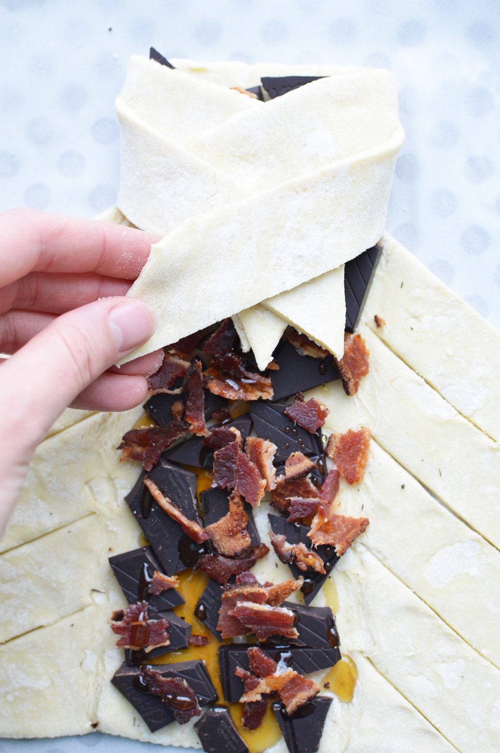 Maple Bacon and Chocolate Braid - The Rebel Chick