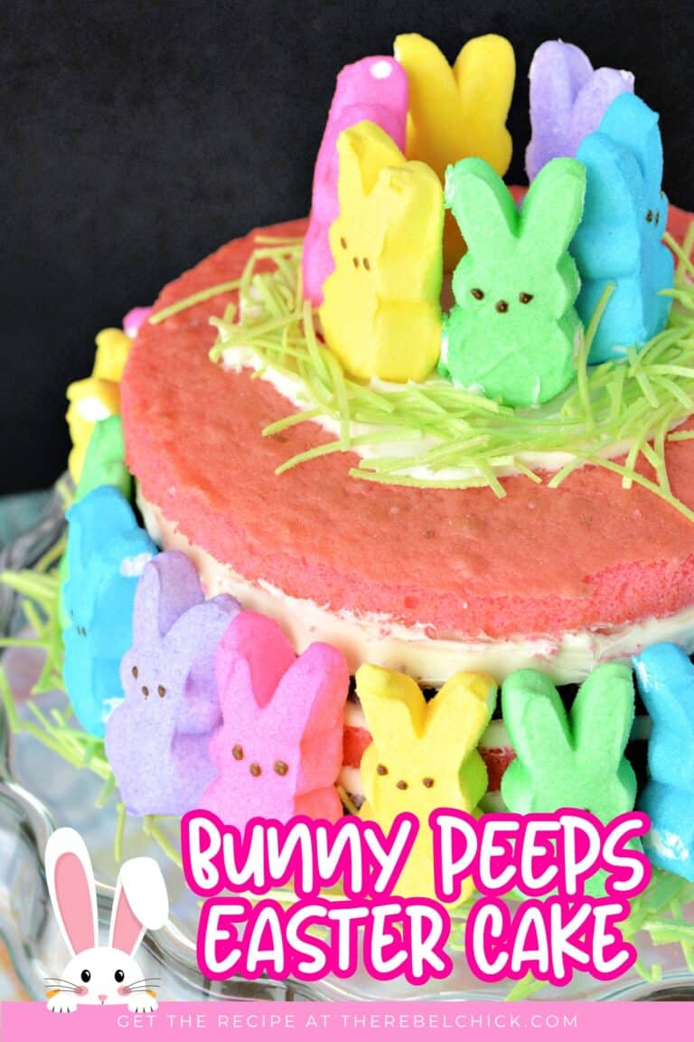 PEEPS Easter Cake - The Rebel Chick
