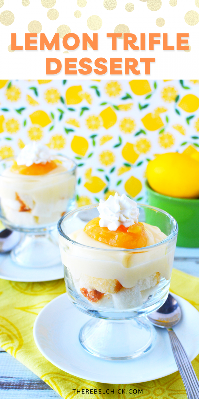 Easy Lemon Trifle Dessert Recipe - The Rebel Chick
