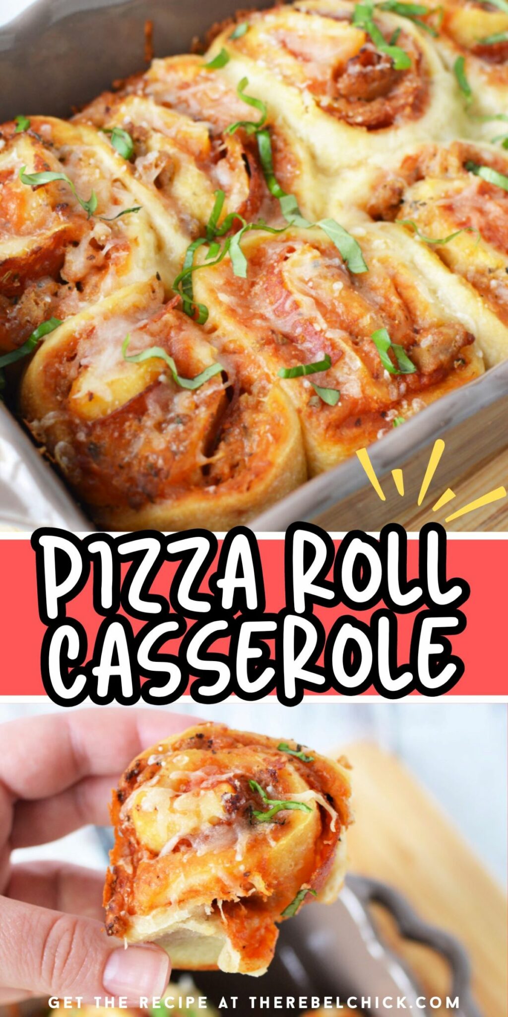 Pizza Roll Casserole- The Rebel Chick