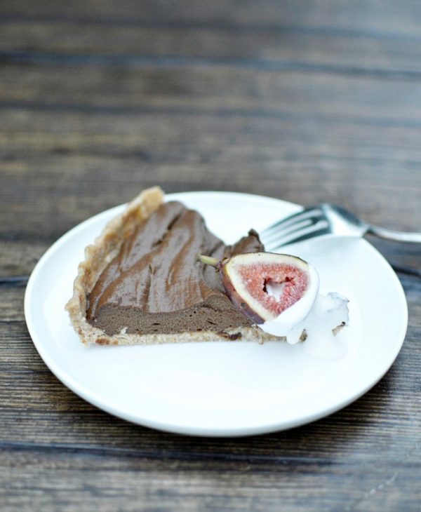 Avocado Chocolate Tart - The Rebel Chick