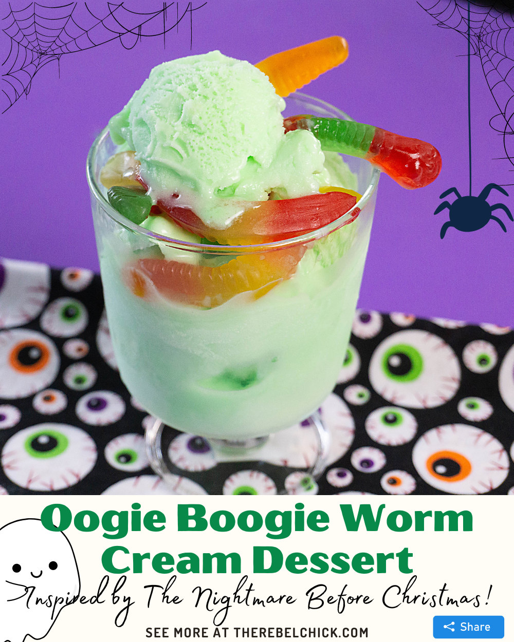 Oogie Boogie Worm Cream - The Rebel Chick