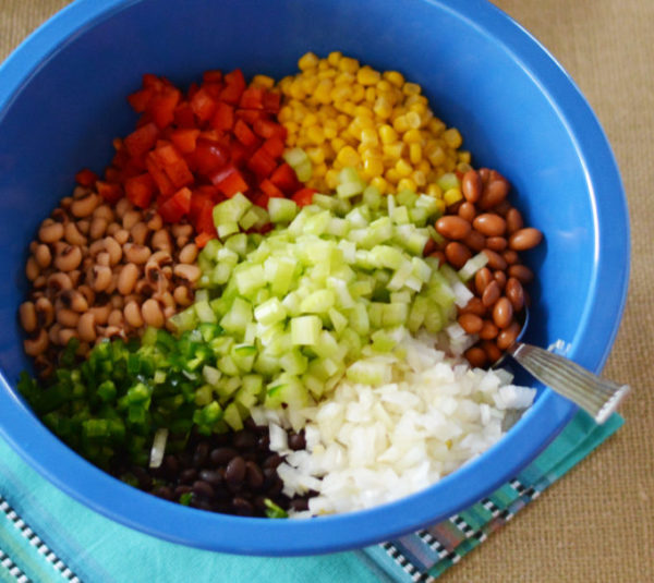 Easy Tailgating Recipe: Veggie Bean Dip Recipe - The Rebel Chick