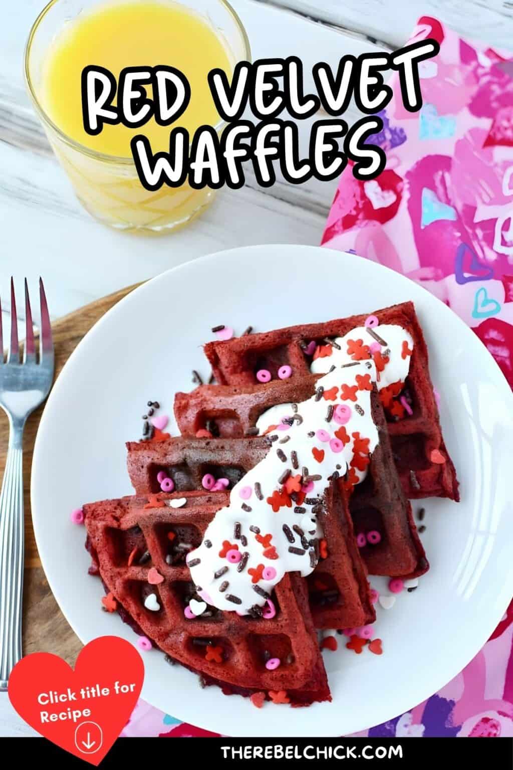 Red Velvet Waffles - The Rebel Chick