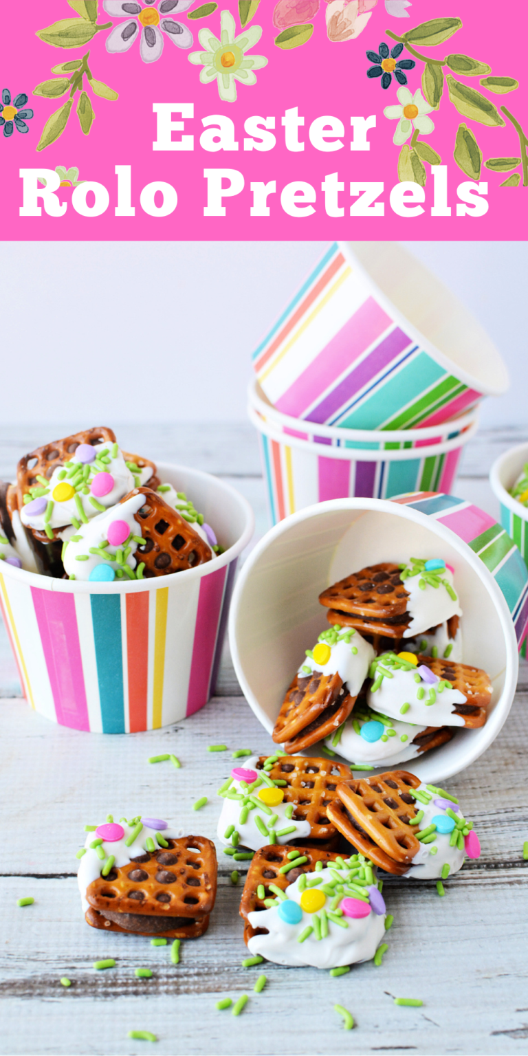 Easter Rolo Pretzels - The Rebel Chick