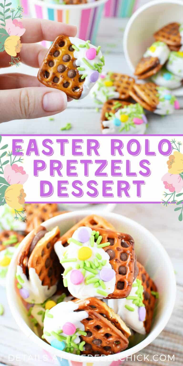 Easter Rolo Pretzels - The Rebel Chick