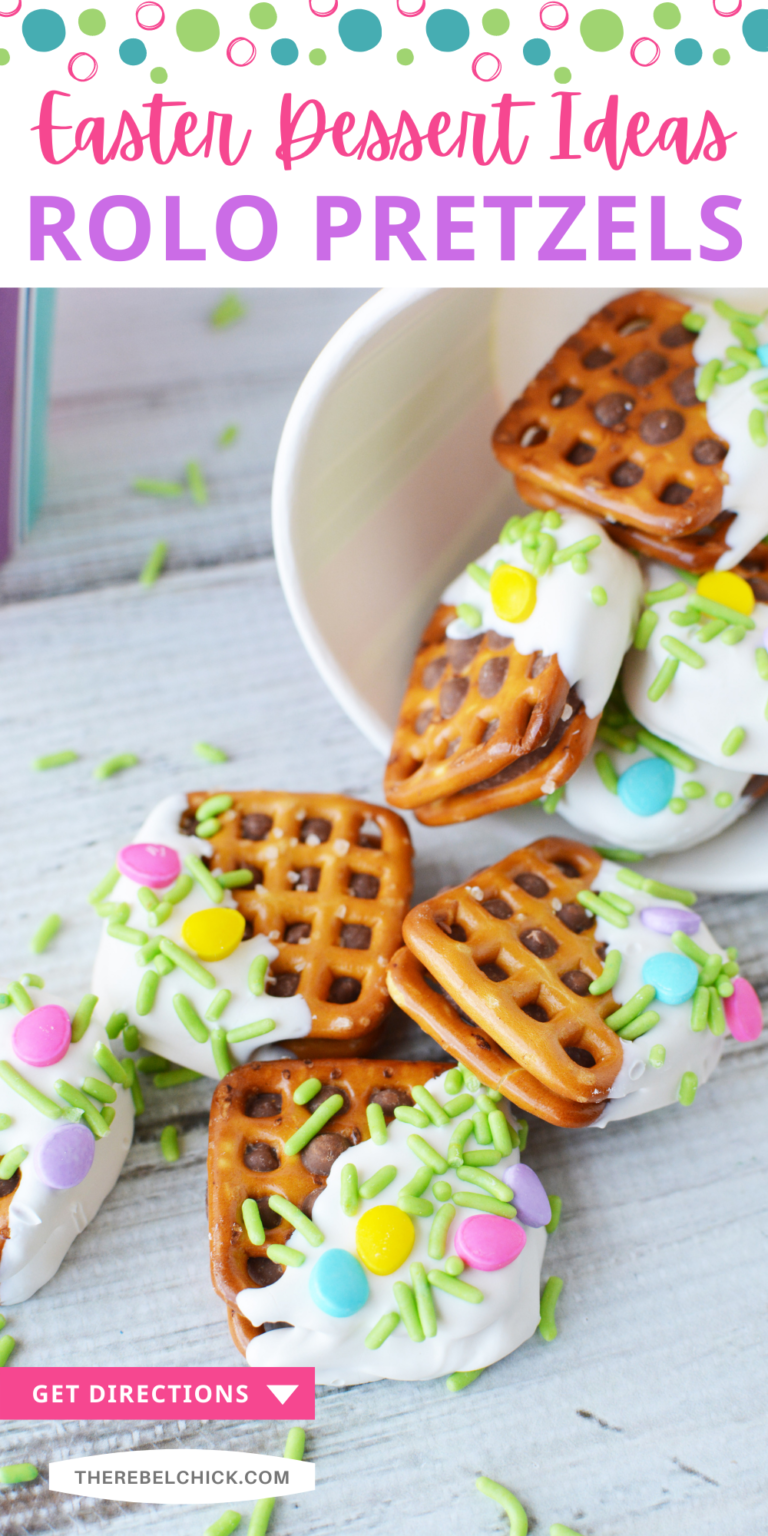 Easter Rolo Pretzels - The Rebel Chick