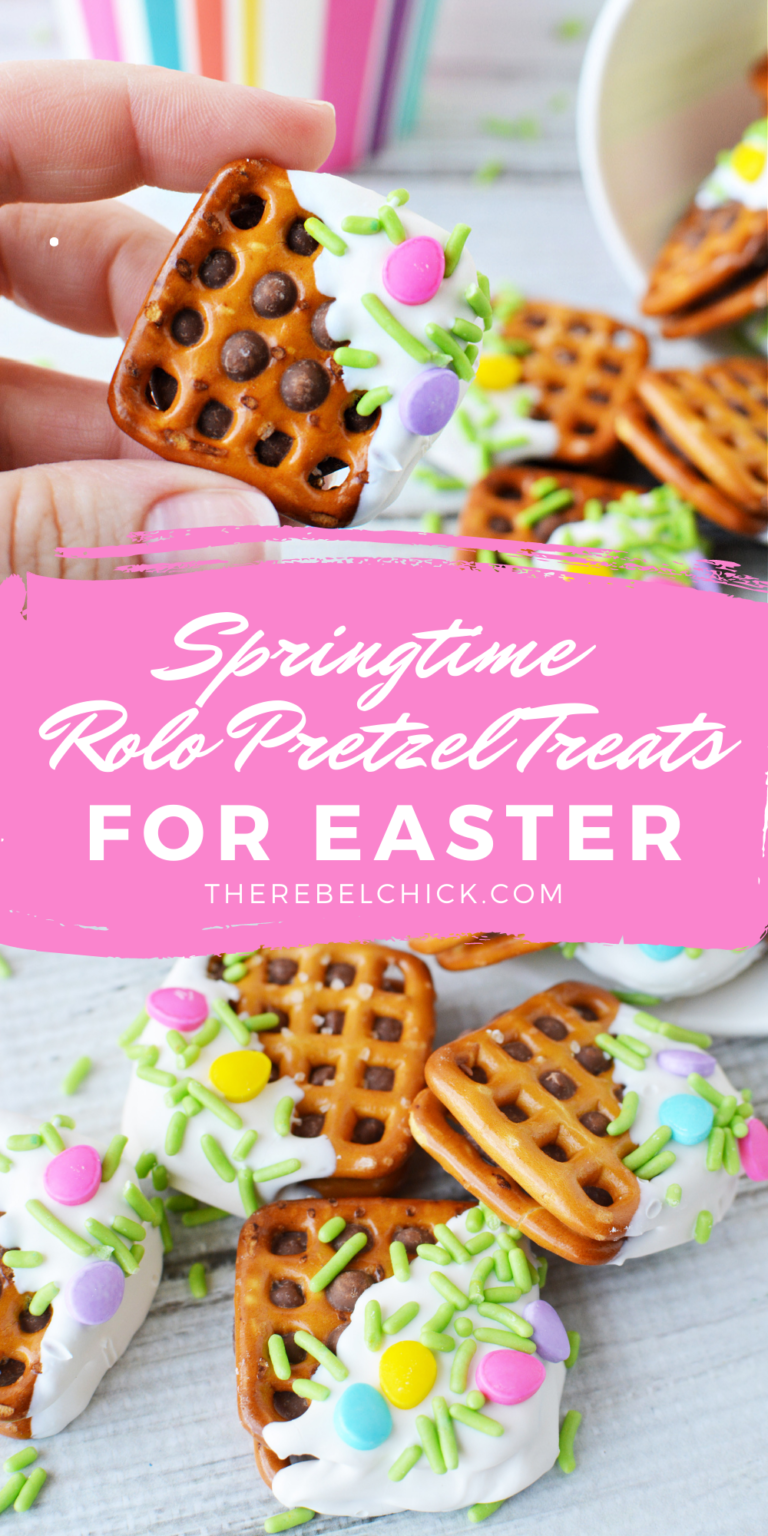 Easter Rolo Pretzels - The Rebel Chick