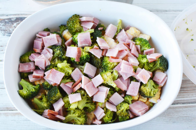 Broccoli Ham Casserole - The Rebel Chick