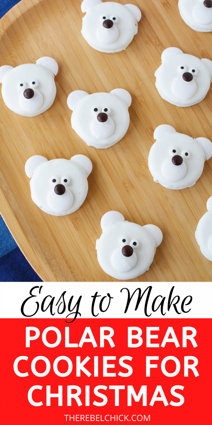 No Bake Polar Bear Cookies - The Rebel Chick