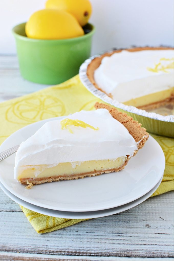 Homemade Lemon Pie - The Rebel Chick