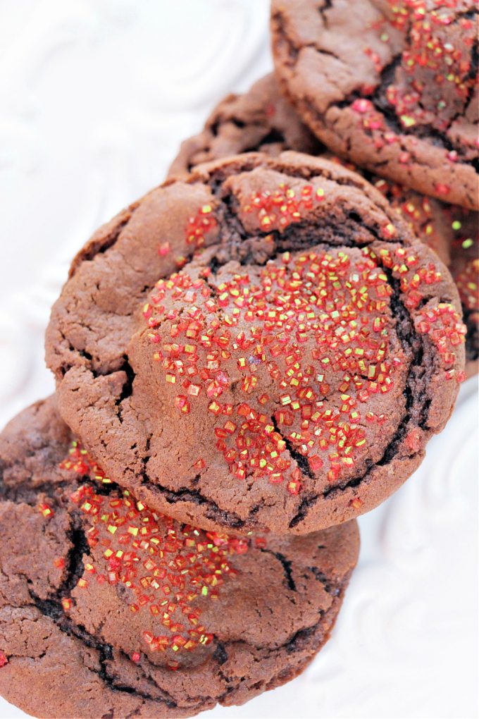 Cherry Stuffed Cake Mix Cookies - The Rebel Chick