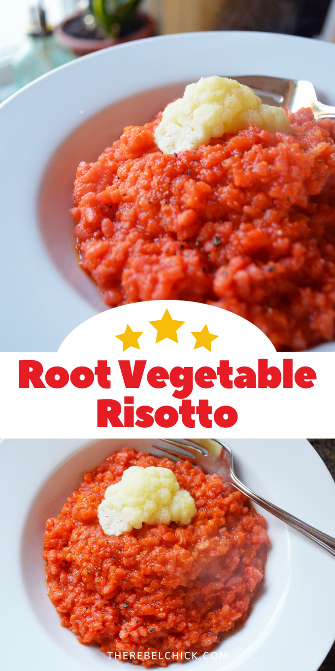 Easy Root Vegetable Risotto Recipe - The Rebel Chick