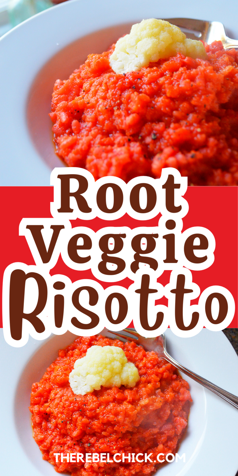 Easy Root Vegetable Risotto Recipe - The Rebel Chick
