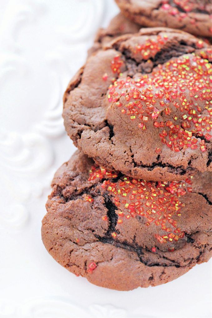 Cherry Stuffed Cake Mix Cookies - The Rebel Chick