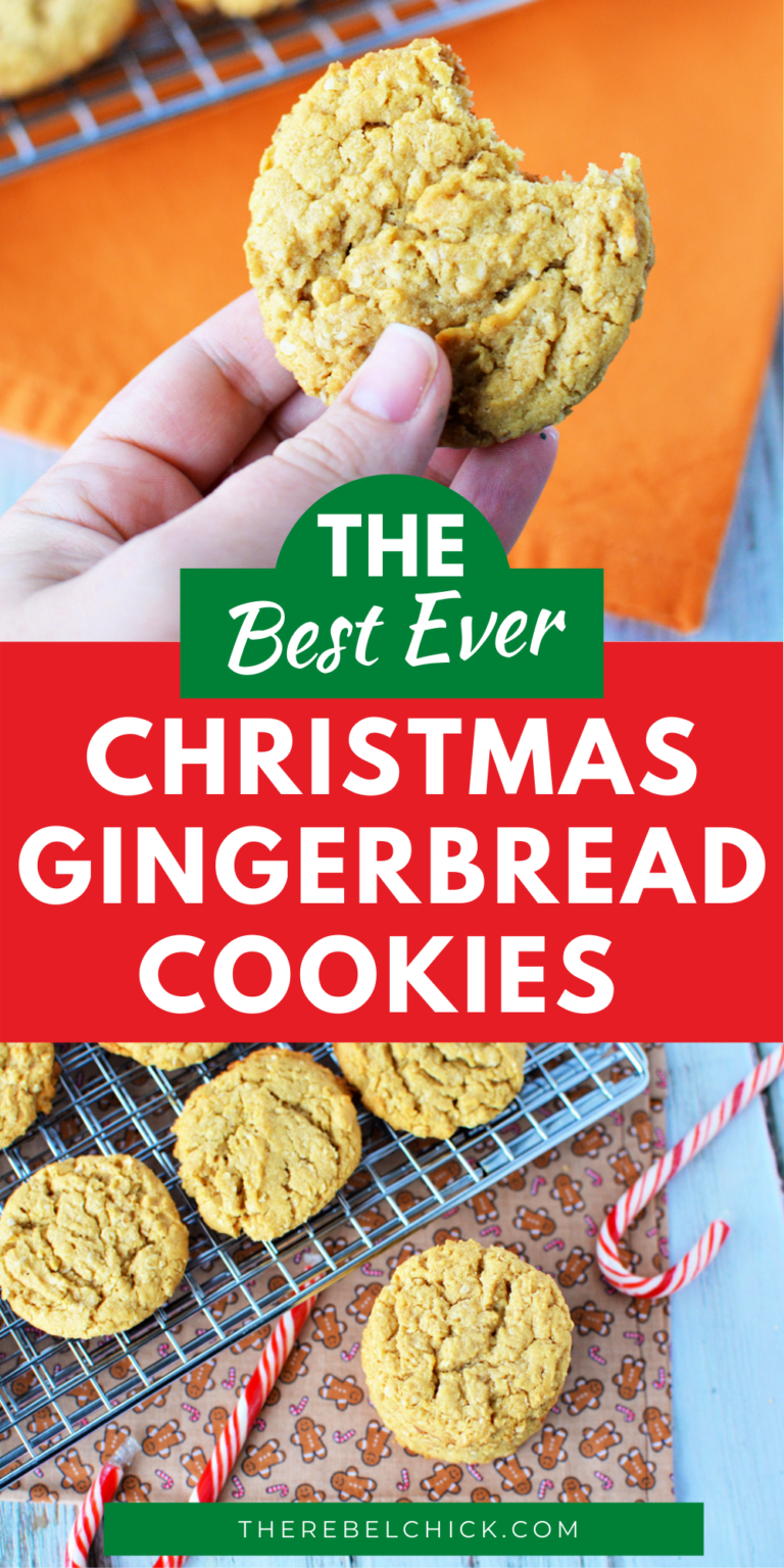 Christmas Gingerbread Cookies Recipe - The Rebel Chick