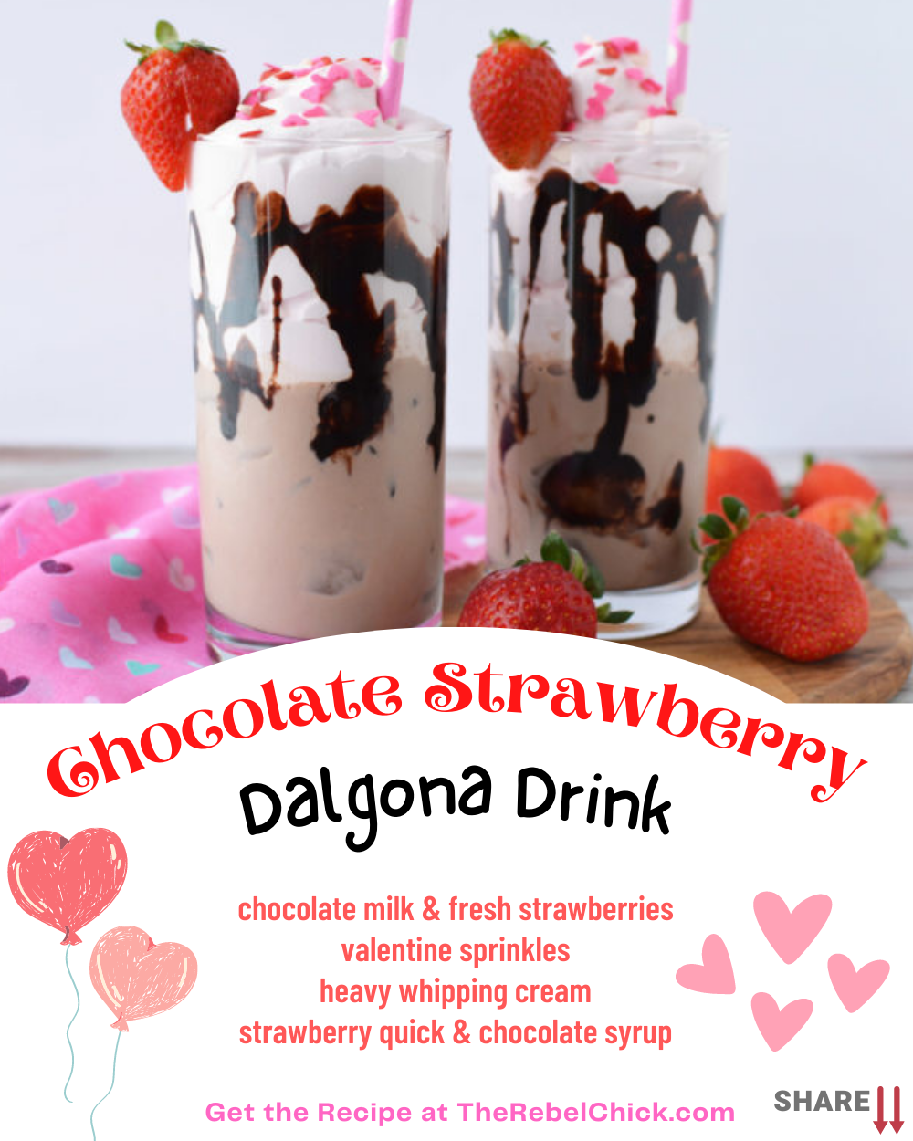 Chocolate Dalgona Recipe for Valentine's Day