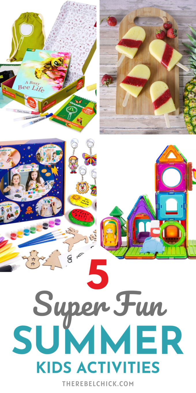 Fun At Home Summer Activities For Kids - The Rebel Chick