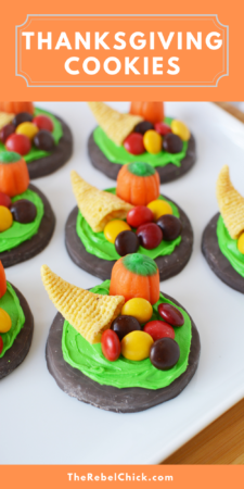 Thanksgiving Cornucopia Cookies Recipe - The Rebel Chick