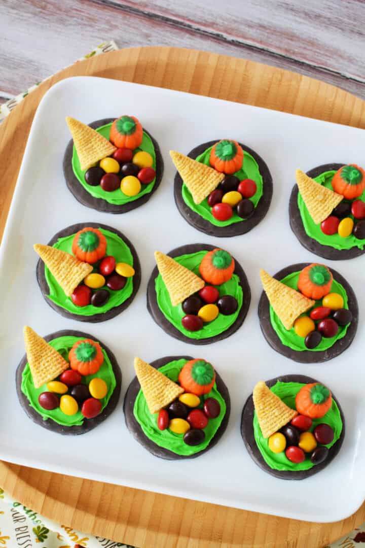 Thanksgiving Cornucopia Cookies Recipe - The Rebel Chick