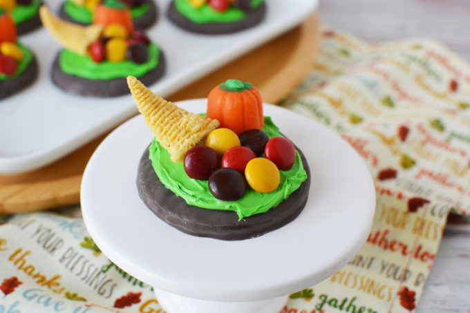Thanksgiving Cornucopia Cookies Recipe - The Rebel Chick