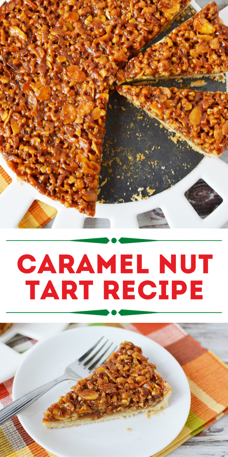Caramel Nut Tart Recipe - The Rebel Chick