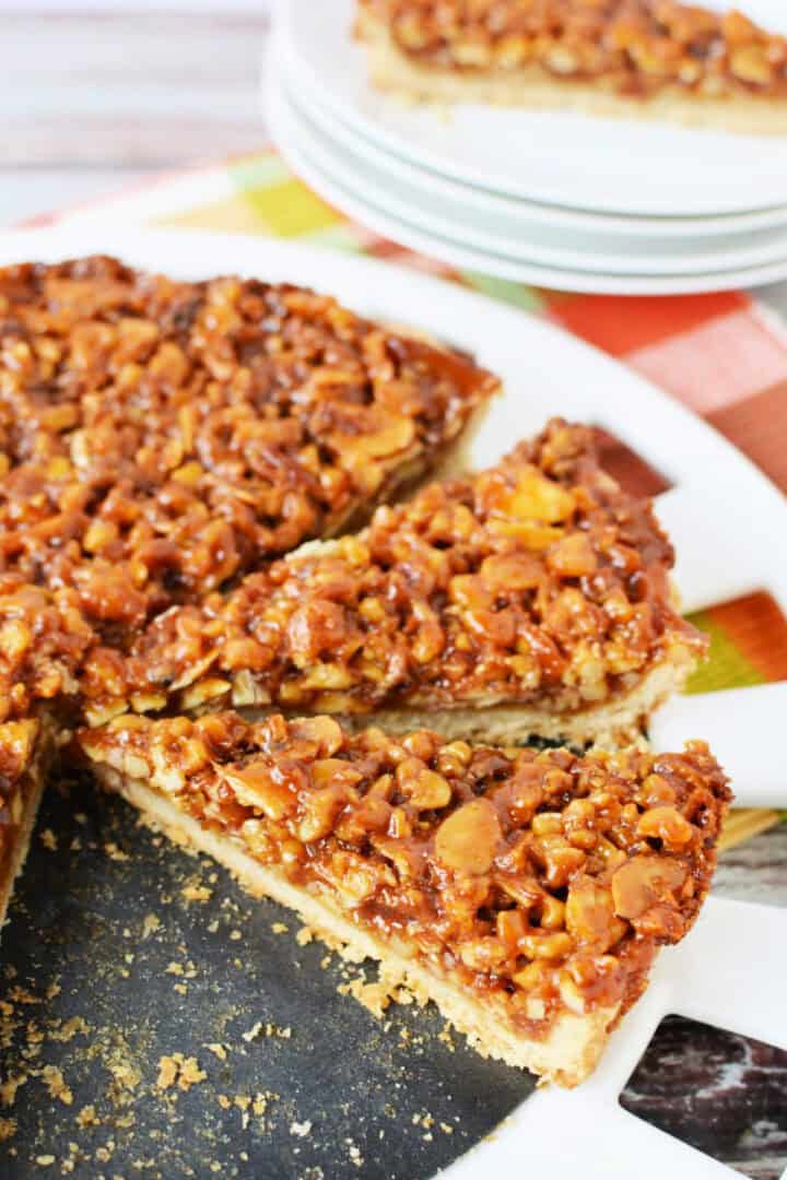 Caramel Nut Tart Recipe - The Rebel Chick