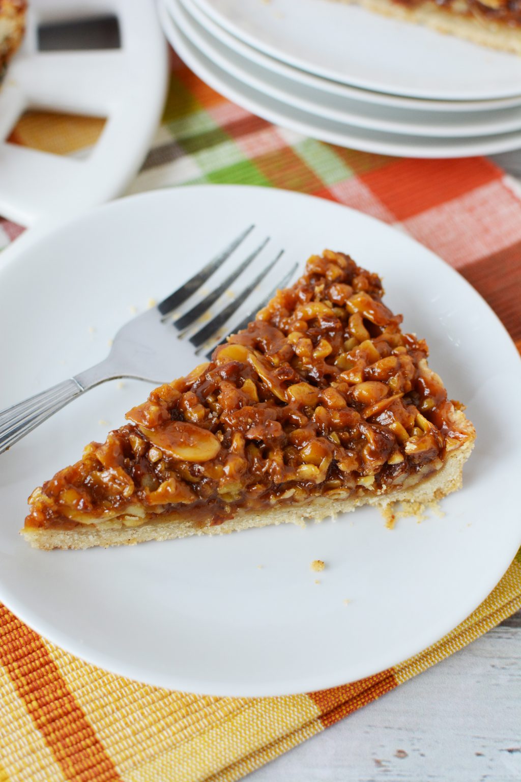 Caramel Nut Tart Recipe - The Rebel Chick
